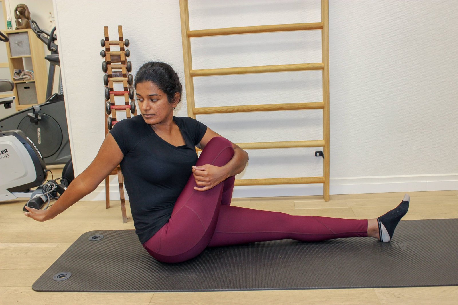 Exercice d'étirement des jambes - Kiné guide